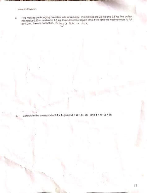 Solved University Physics Ch 11 Angular Momentum 1 A 400