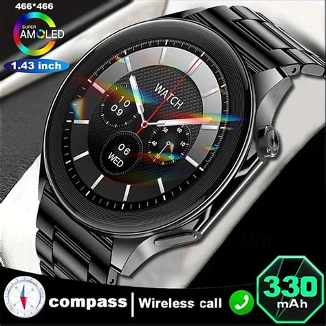 2024 New Watch X Smart Watch For Trajectory Compass Nfc Watches Amoled