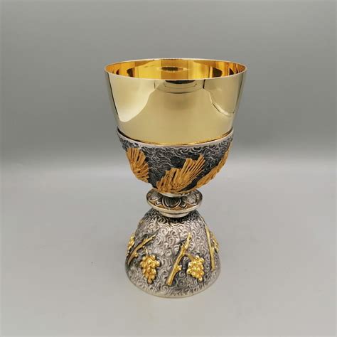 20° Century Italian Sterling Silver Liturgical Chalice For Sale At 1stdibs