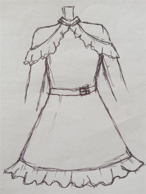 Gambar Design Baju Sketsa