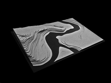 Contour Model Architekturzeichnung Architektur Zeichnungen Landschaftsarchitektur