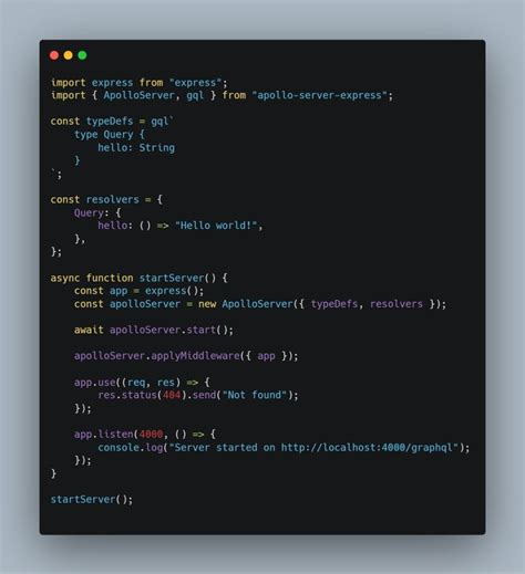 Orero Ozore On Linkedin Created A Simple Express Typescript Graphql Boilerplate Github Link
