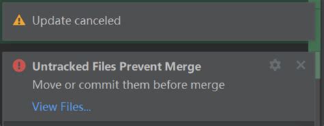 intellij idea 中 使用 git拉取代码失败 move or commit them before merge 浅笑心柔 行者