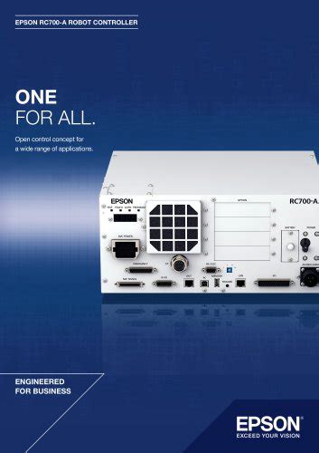 Epson Prosix C4 A601s Epson Robotic Solutions Pdf Catalogs Technical Documentation Brochure