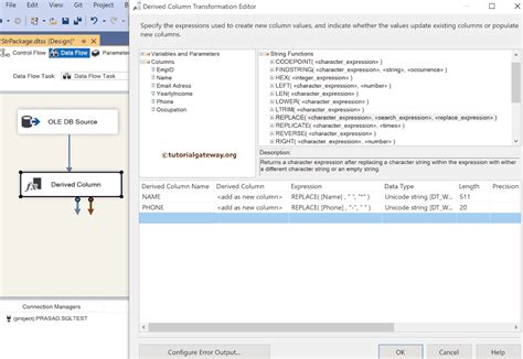 Ssis String Replace