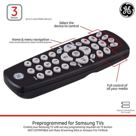 Ge Universal Remote Control Directions