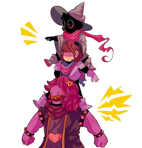 Kris Susie And Ralsei Deltarune Drawn By Nuggetu Danbooru