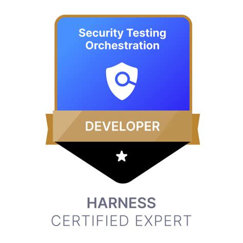 Harness Certified Security Testing Orchestration Developer Credly