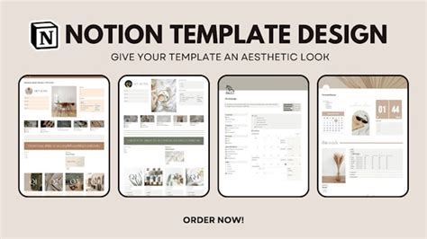 design custom notion template redesign your notion workspace notion aesthetics by ian mack fiverr