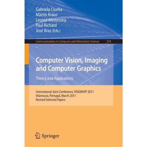 computer vision imaging and computer graphics theory and
