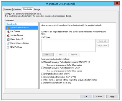 workspace one access with azure mfa using the nps extension steve