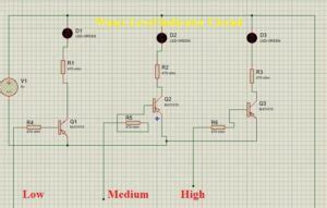 Water Level Indicator Circuit-Proteus - The Engineering Knowledge