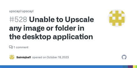 Unable To Upscale Any Image Or Folder In The Desktop Application