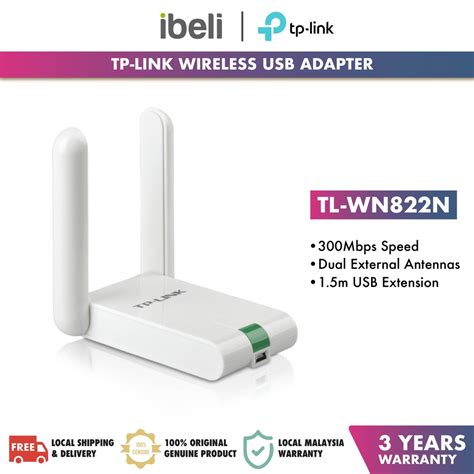 Tp Link High Gain Wireless Usb Wi Fi Adapter 300mbps Tl Wn822n
