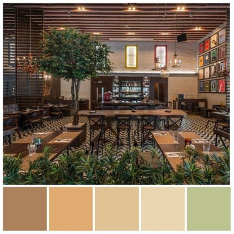 Restaurant Interior Color Palette Extraction In Color Palette Interior Design House