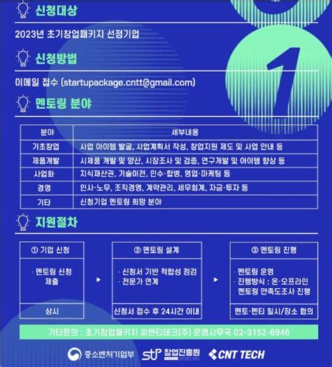 씨엔티테크 2023 초기창업패키지 ‘101멘토링 참여기업 모집 강서경제신문
