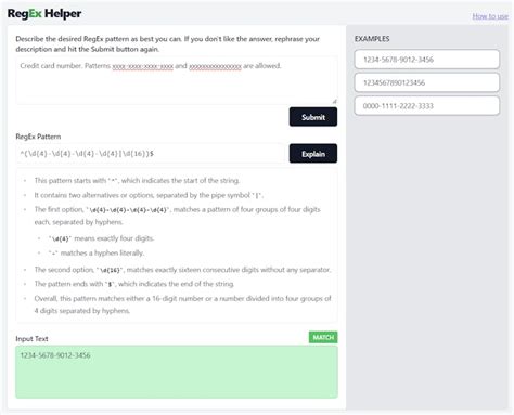 Regex Helper Free Ai Powered Regex Generator