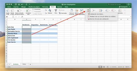 ¿cómo Hacer Un Menú Desplegable En Excel