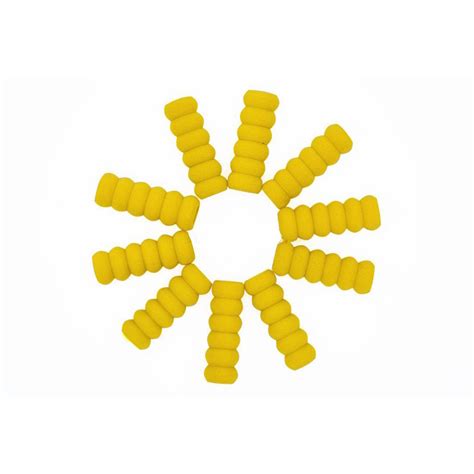 Contoured Rubber Grip Yellow