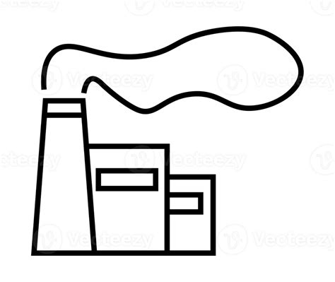 Industrial Factory Emitting Smoke Pollution Into Atmosphere 53238882 Png