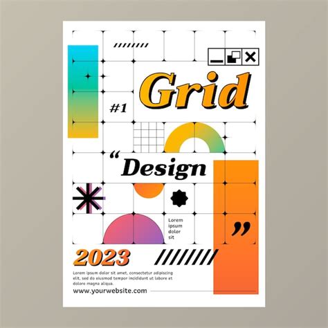 Grid Style Poster