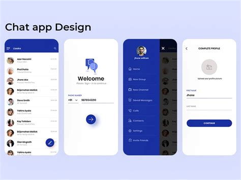 Chat App Ui Design By DeepDesigns EpicPxls Chat App Ui Design By DeepDesigns EpicPxls