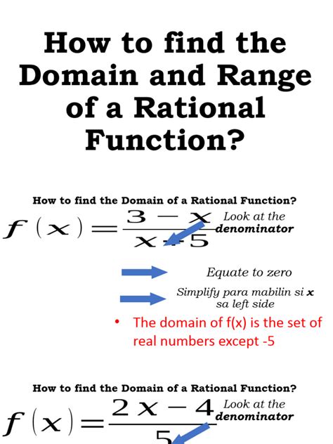 Domain Of A Rational Function Pdf Asymptote Function Mathematics