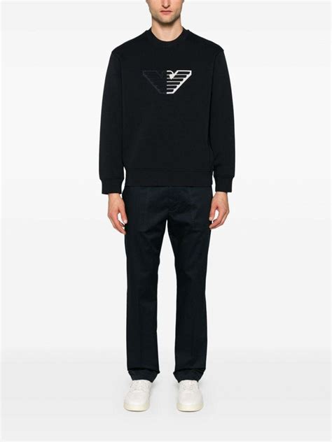 Emporio Armani Logo Cotton Sweatshirt Emporio Armani