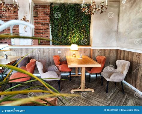 A Table In A Small Cozy Cafe Or Restaurant With A Window And Curtains Dimmed Lights Beautiful