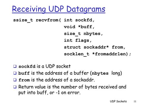 Ppt Lecture 8 Udp Sockets And Io Multiplexing Powerpoint Presentation