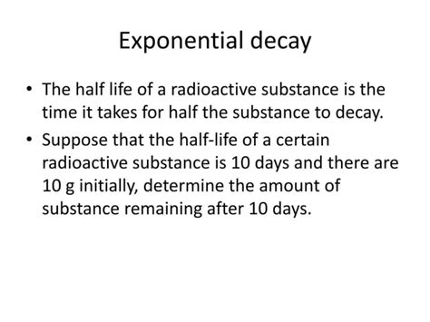 Exponential Functions General Mathematics Pptx Chemistry Science