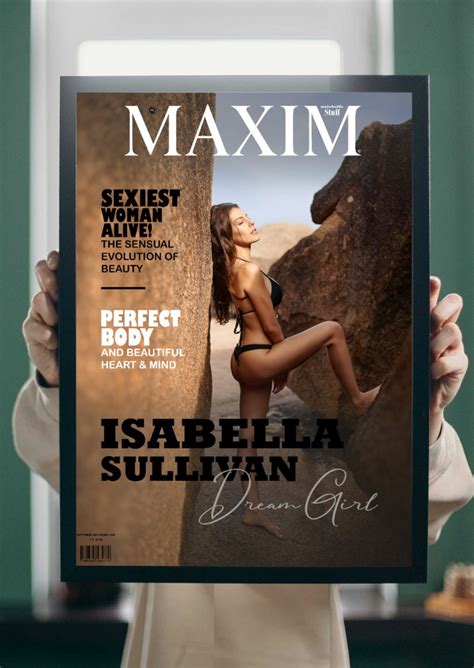 Custom Maxim Magazine Cover Sexiest Woman Alive Custom Design Gift For Girlfriend Wife