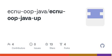 Ecnu Oop Java Up README Md At Main Ecnu Oop Java Ecnu Oop Java Up GitHub