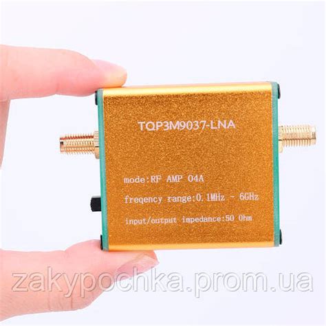 Підсилювач потужності Lna до 6 ГГц 20 дБ Предусилитель мощности Золотистий Id 2363288111 ціна