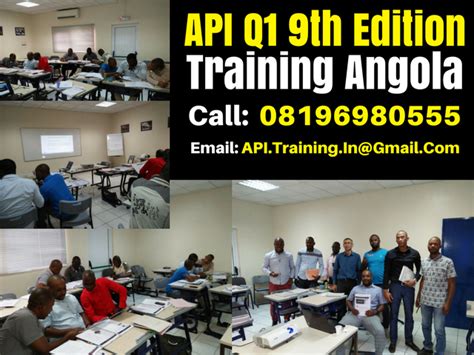 api q1 9th edition practitioner course in angola api u spec q1 9th