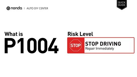 What Is P1004 Engine Code Quick Guide Youtube