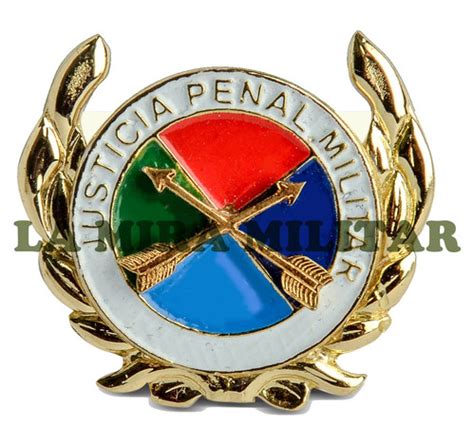 Distintivo De Justicia Penal Militar La Mira Militar