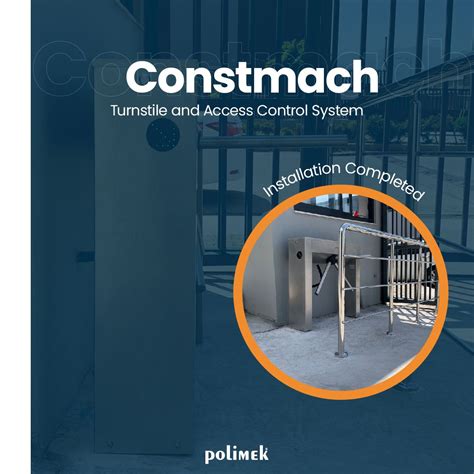 Polimek Electronic Inc On Linkedin Constmach Turnstile Turnstileaccesscontrol