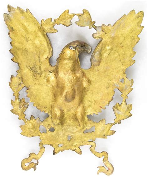 Lot Brass Eagle Plaque