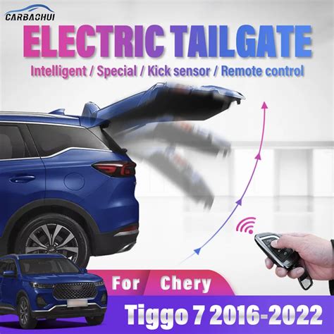 자동차 전기 뒷문 스마트 전기 트렁크 드라이브 킥 센서 Chery Tiggo 7 2016 2022 용 자동차 액세서리 후면 도어 전원 키트 Aliexpress
