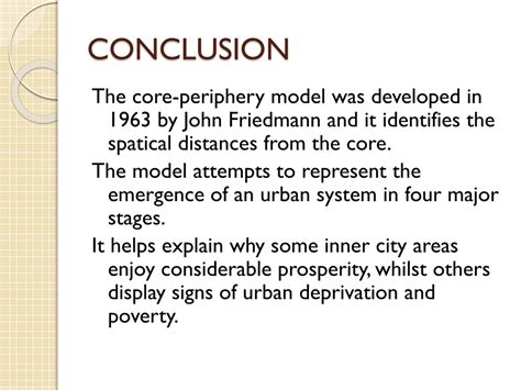 Ppt Friedmans Core Periphery Model Powerpoint Presentation Free Download Id 8158772