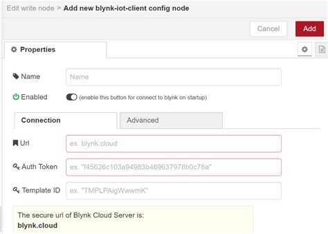 Make Node Red Template Id And Auth Token Dynamic Need Help With My Project Blynk Community