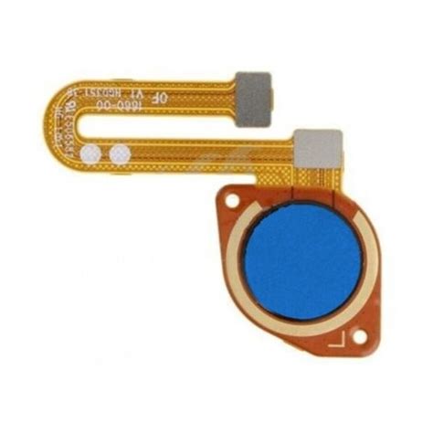 Flex Sensor Huellas Para Motorola Moto E E Power E I Power Azul