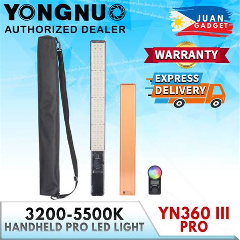 Yongnuo YN360 III Handheld Pro 3200K-5500K LED Video Light | JG ...