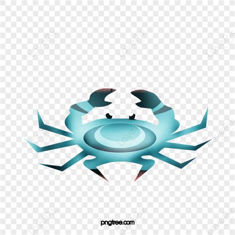 푸른 해양 일러스트 생물 게 해양생물 해물 해산물 Png 일러스트 무료 다운로드 Lovepik