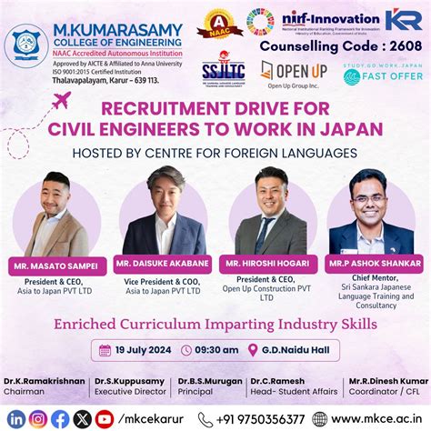 mkce karur posted on linkedin