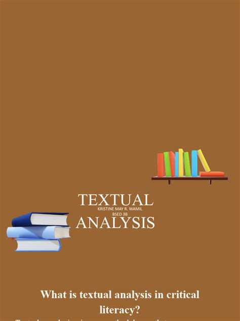 Textual Analysis Pdf