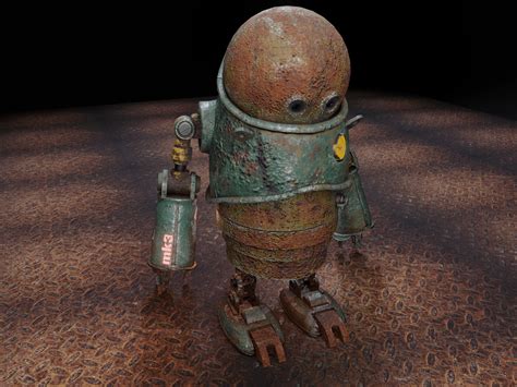 Artstation Old Robot Assistant