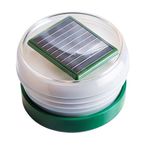 Plastic Solar Light Casing From Sustainable Resources Stock Illustration Illustration Of