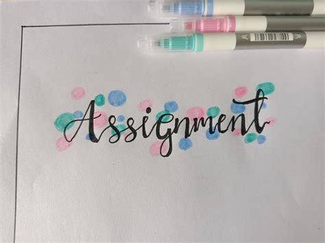 Calligraphy Header Ideas